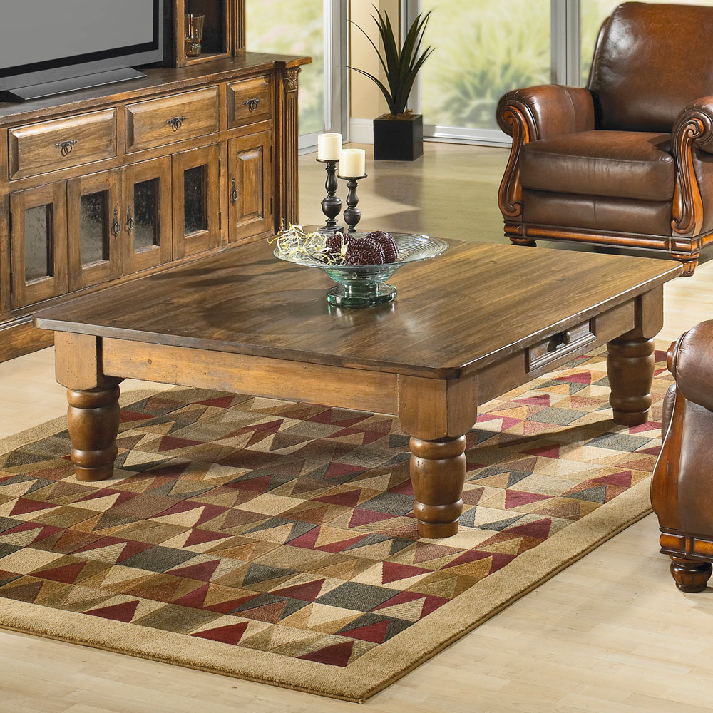 French Country 48 Inch Square Coffee Table French Country Living Room French Country 48 Inch Square Coffee Table French Country Living Room