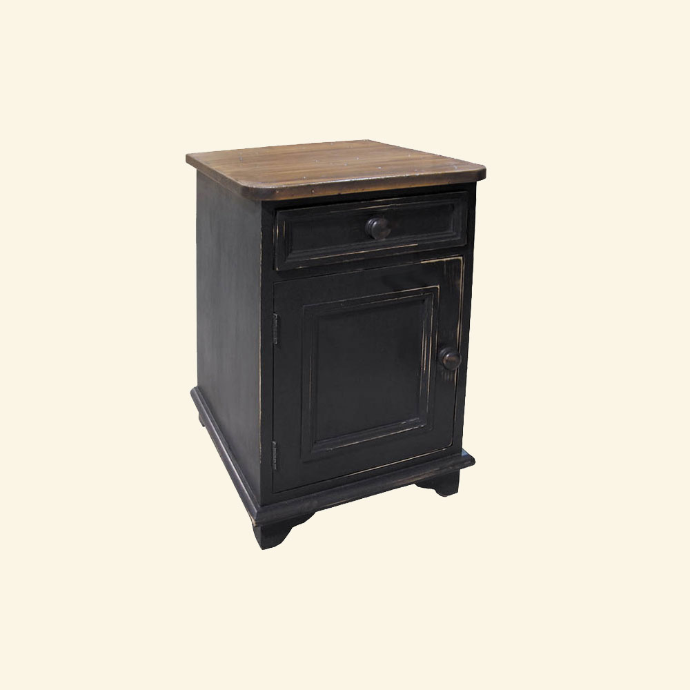 French Country Door and Drawer End Table | French Country Living Room ...