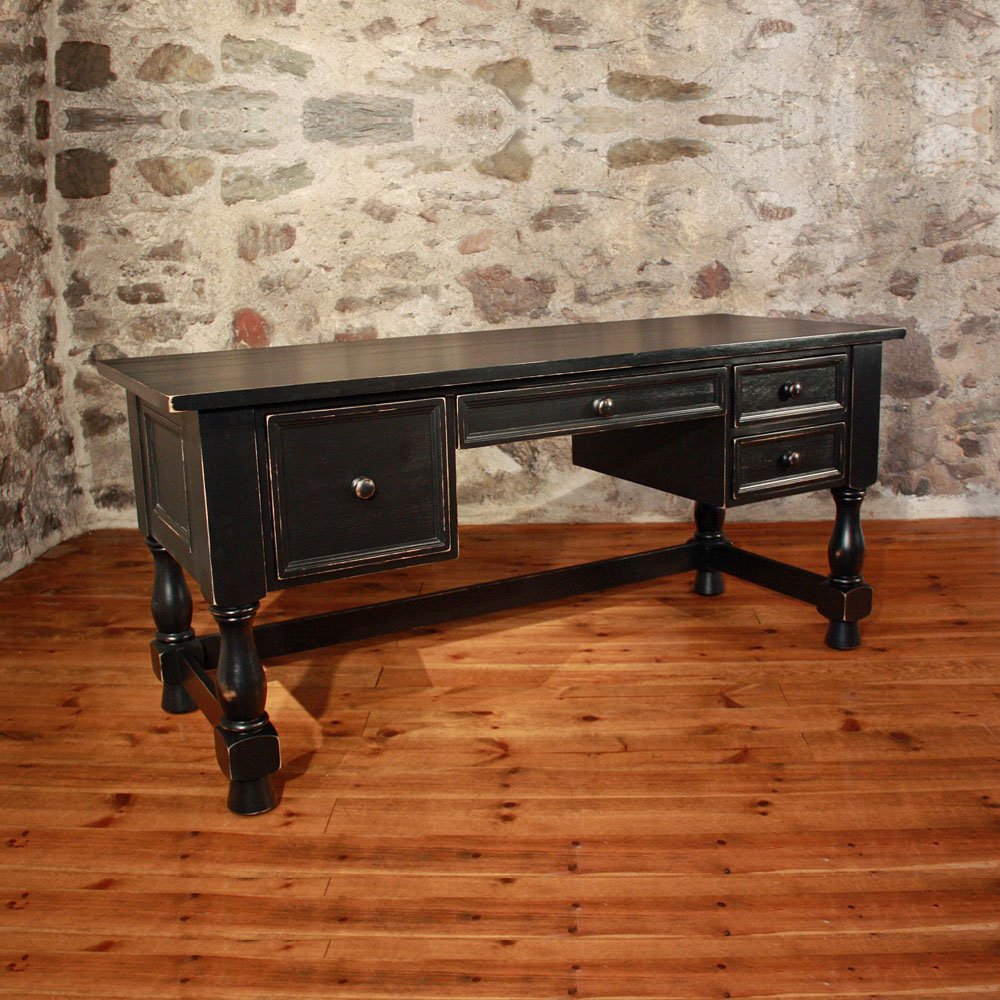 French Country Turned Leg Desk | French Country Office Furniture | Kate ...