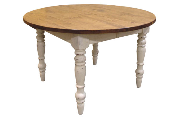 French Country 48 inch Round Table with Extensions | French Country ...